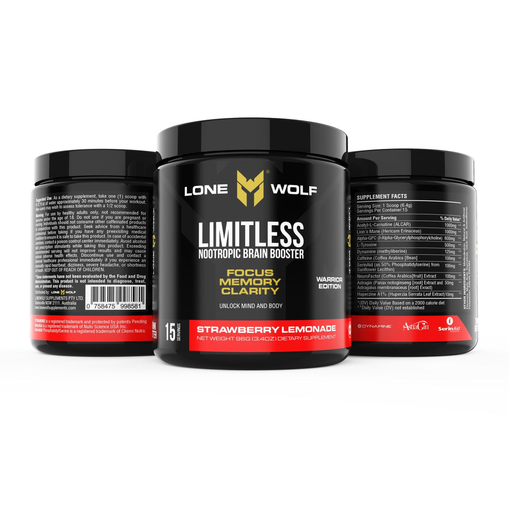 Buy Limitless Brain Booster Supplements - Lonewolf Brand